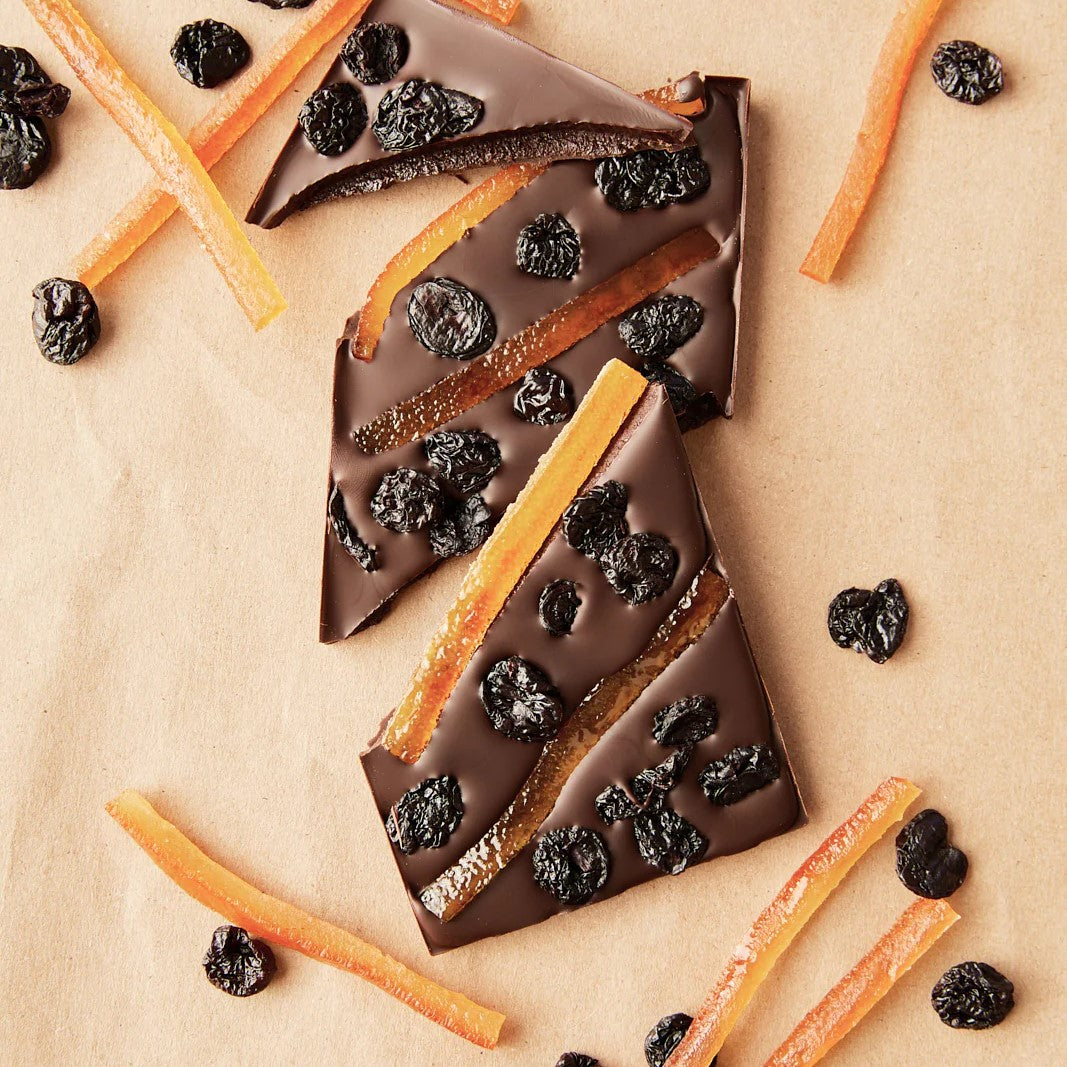Orange Confit and Cherries Wildwood Chocolate Bar – Keia & Martyn's Coffee